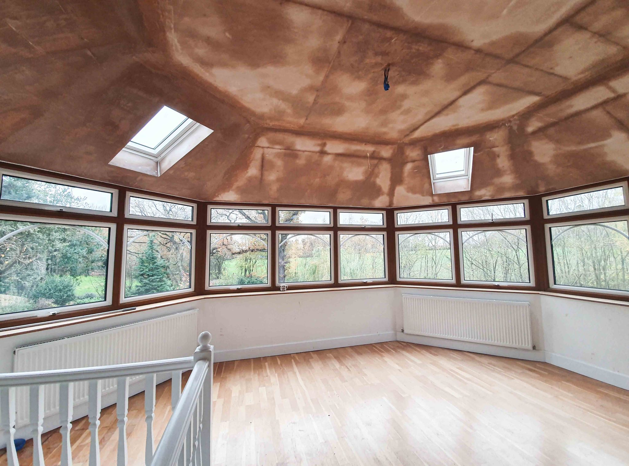 Plastered Insulated Ceiling